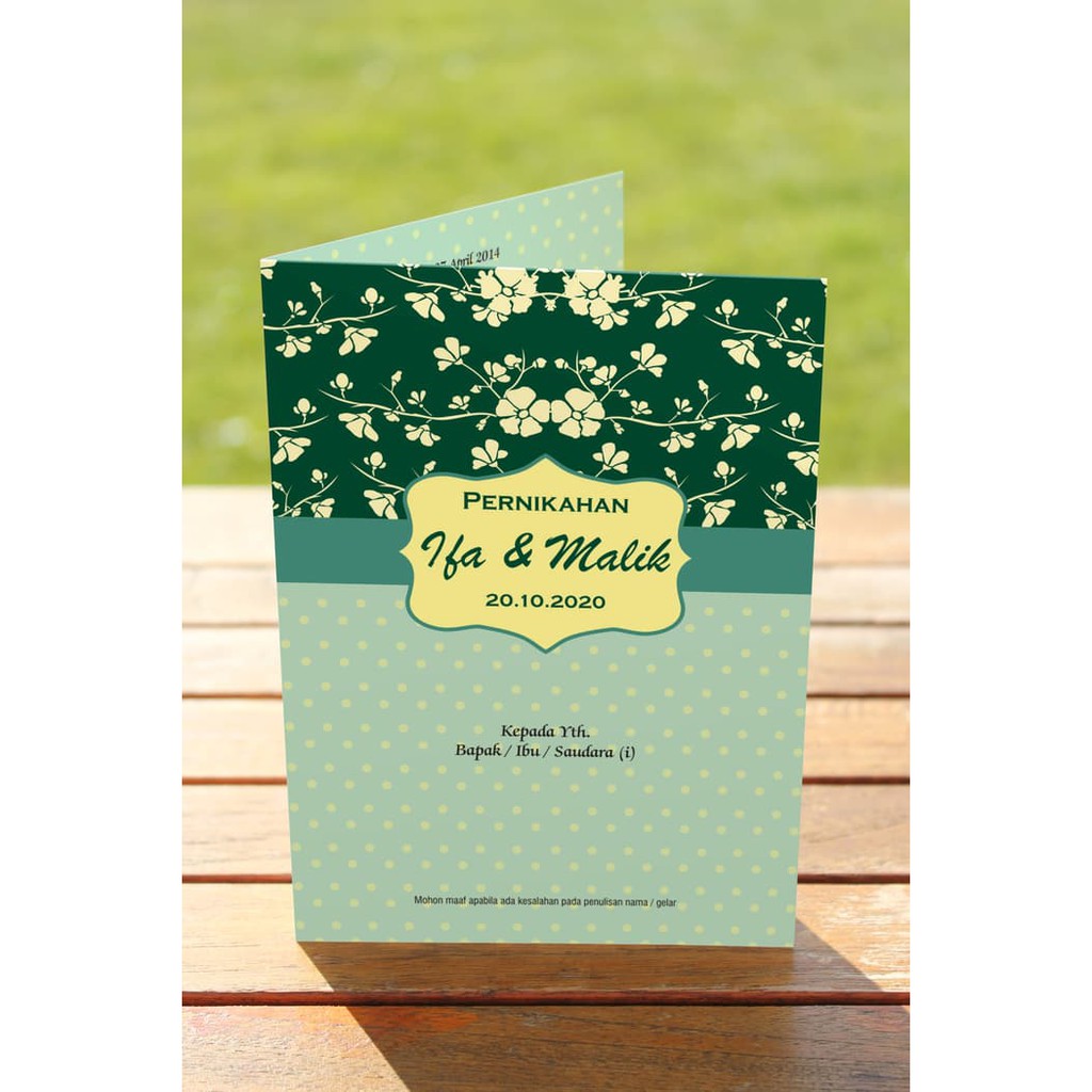 Jual Template Undangan Pernikahan Format Coreldraw 200+ | Shopee Indonesia