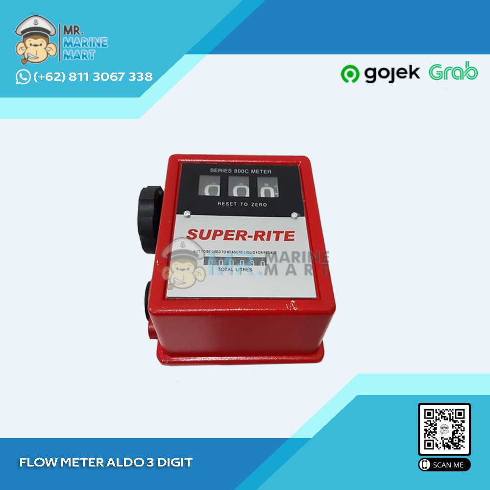 Jual Flow Meter 3 Digit Aldo Meteran Solar 1 inch Aldo | Shopee Indonesia