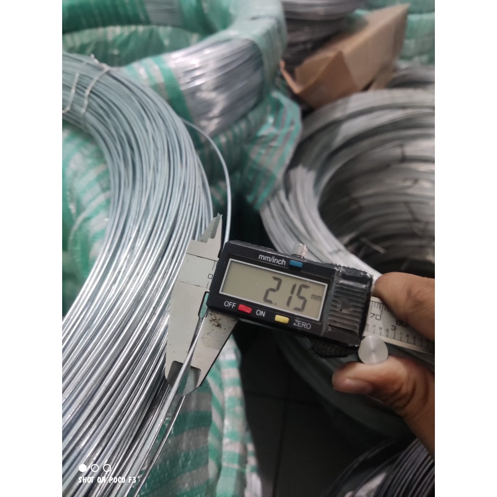 Jual Kawat Heavy Galvanis BWG 14 Lokal Hot dip 2,1 mm | Shopee Indonesia