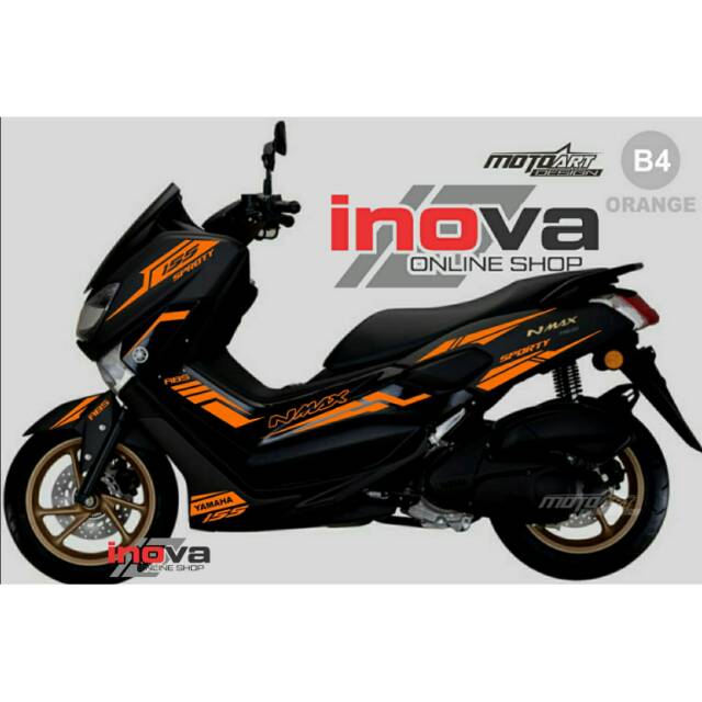 Jual Stiker nmax warna orange | Shopee Indonesia