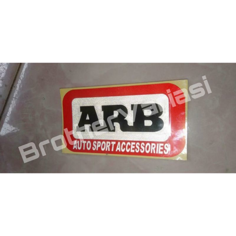 Jual STIKER ARB STIKER TOWING BESI ARB | Shopee Indonesia