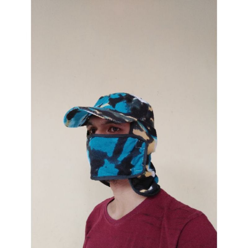 Jual Kupluk Masker Balaclava Multifungsi Ninja Kupluk Polar 6 in 1 Full ...
