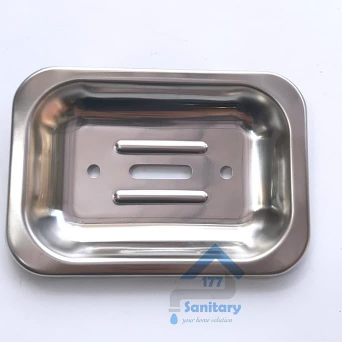 Jual TEMPAT SABUN BATANG STAINLESS PLAT A2- RAK SABUN BATANG STENLIS ...