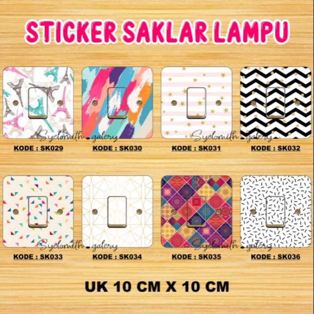 Jual STIKER SAKLAR LAMPU MODERN | Shopee Indonesia