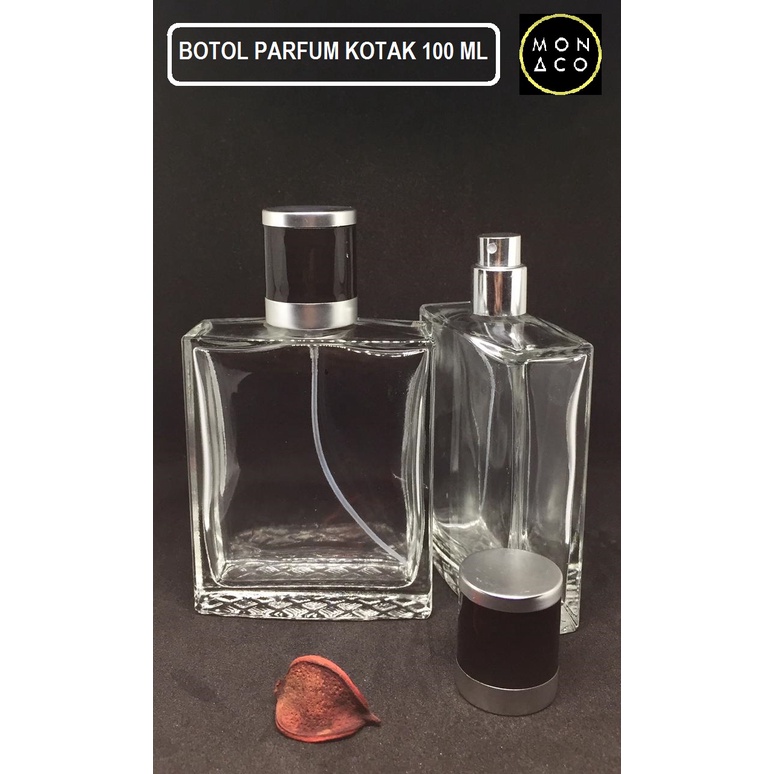 Jual BOTOL PARFUM KOTAK / 100 ML ( DRAT / ULIR ) | Shopee Indonesia