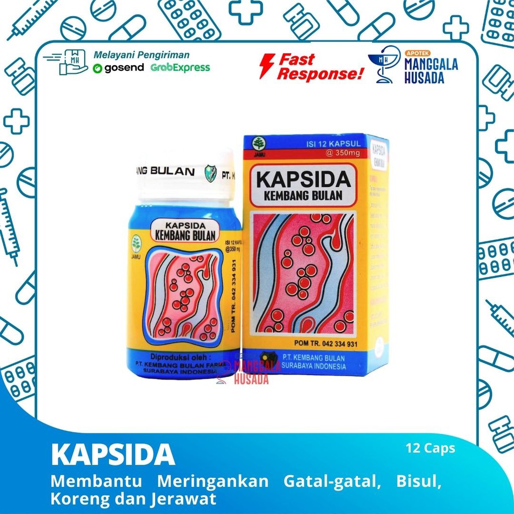 Jual KAPSIDA KEMBANG BULAN @ 12 KAPSUL | Shopee Indonesia