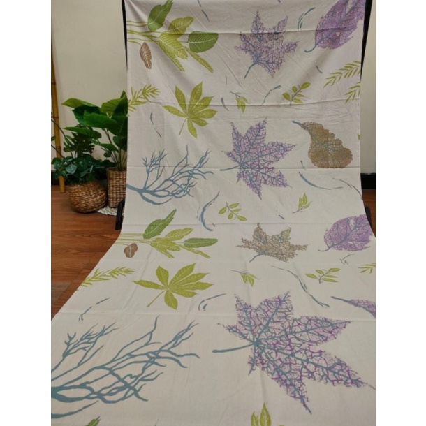Jual Batik Ecoprint Batik Handprint Batik Ecoprint Kain Batik Ecoprint Batik Daun Shopee