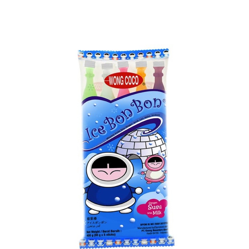 Jual Wong Coco Ice Bon-Bon Es Batang Aneka Rasa 5x80gr | Shopee Indonesia