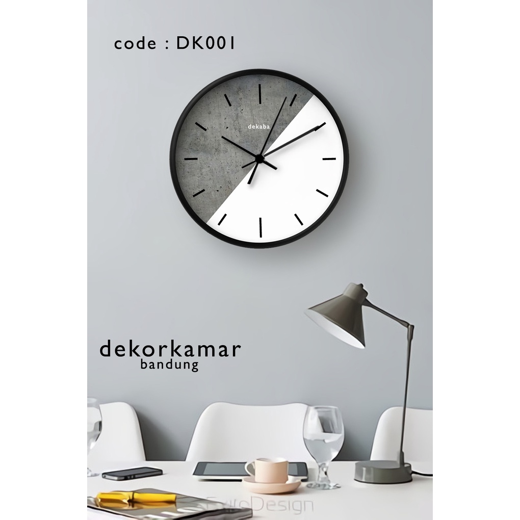 Jual Jam Dinding Scandinavian Unik Aesthetic Art Minimalis Hiasan ...