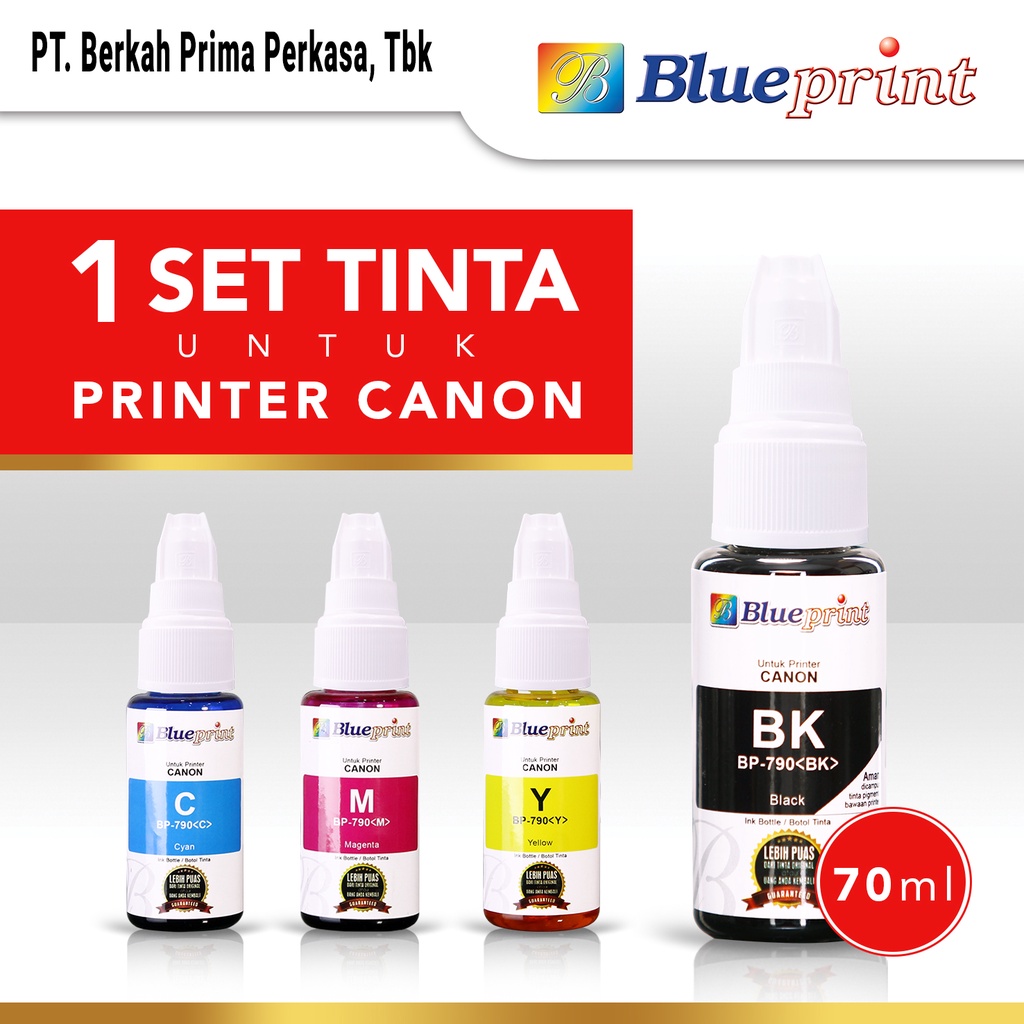 Jual Tinta Original BLUEPRINT 790 For Printer Canon G1010 G2010 70ML ...