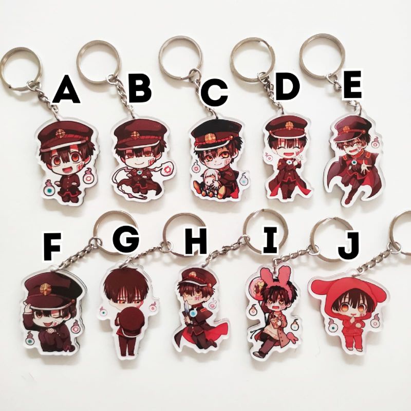 Jual Keychain Anime Jibaku Shounen Hanako-kun 1 Gantungan Kunci Ganci ...