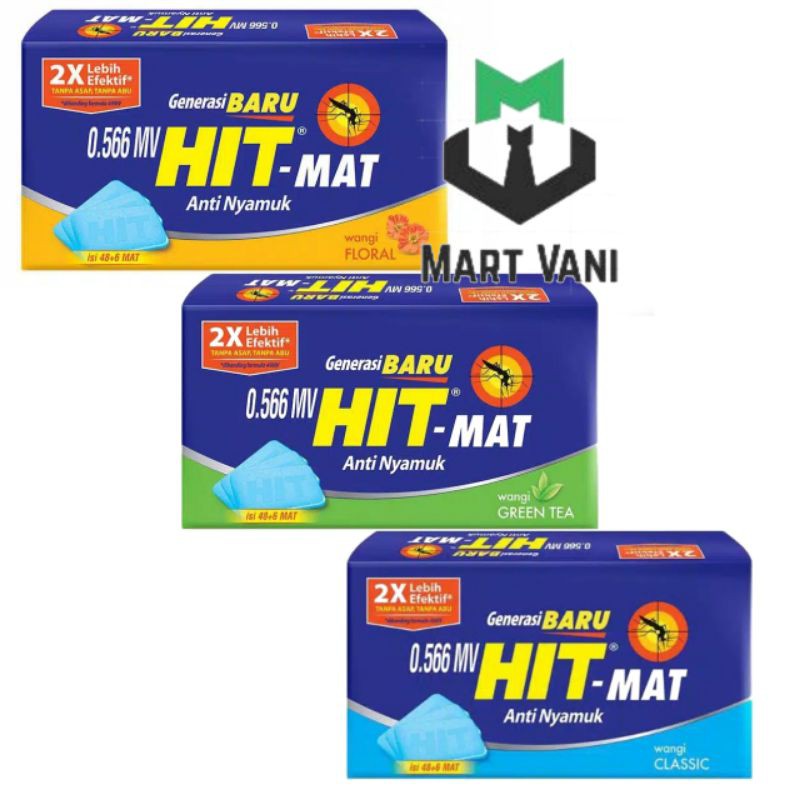 Jual HIT MAT ELEKTRIK ISI ULANG 48+6pcs (belum termasuk alat) | Shopee ...