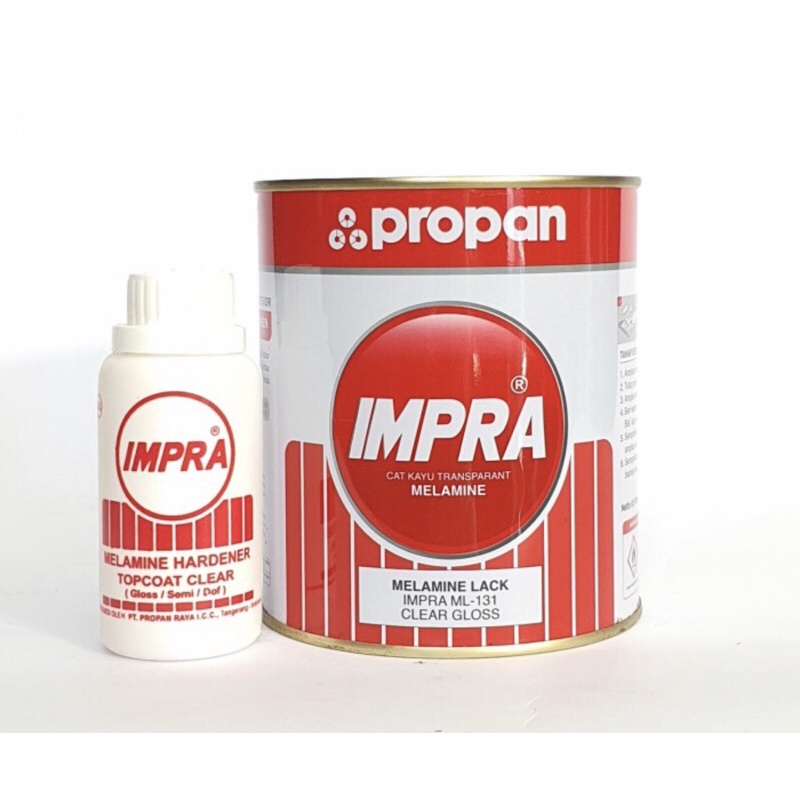 Jual Impra melamine clear ML 131 1 liter + hardener | Shopee Indonesia