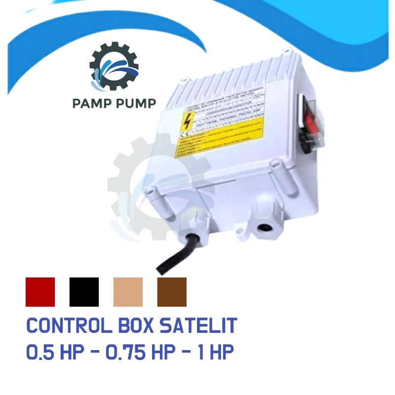 Jual CONTROL BOX SUBMERSIBLE PUMP/POMPA SATELIT 0.5-075-1 HP-1.5 HP ...