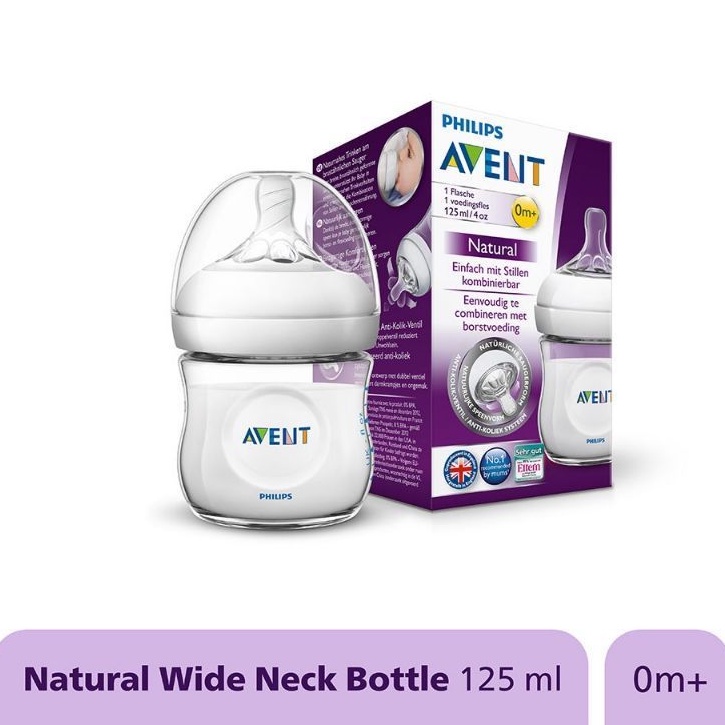 Jual Philips AVENT NATURAL 125ML 260ML BOTOL SUSU NATURAL RESPONSE 3.0 ...