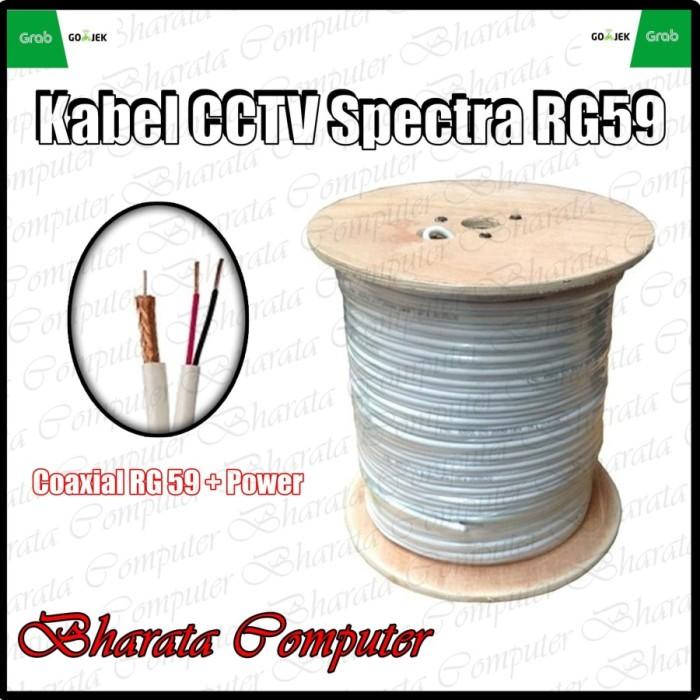 Jual Kabel CCTV Spectra RG59 Kabel Coaxial+Power RG 59 Optimus Series 300M | Shopee Indonesia