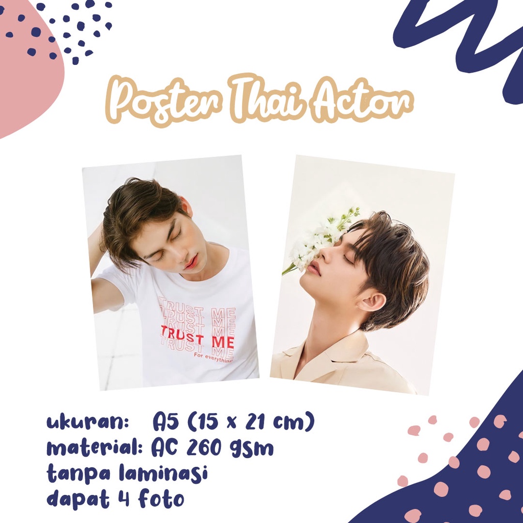 Jual Poster thai actor raikantopeni | Shopee Indonesia