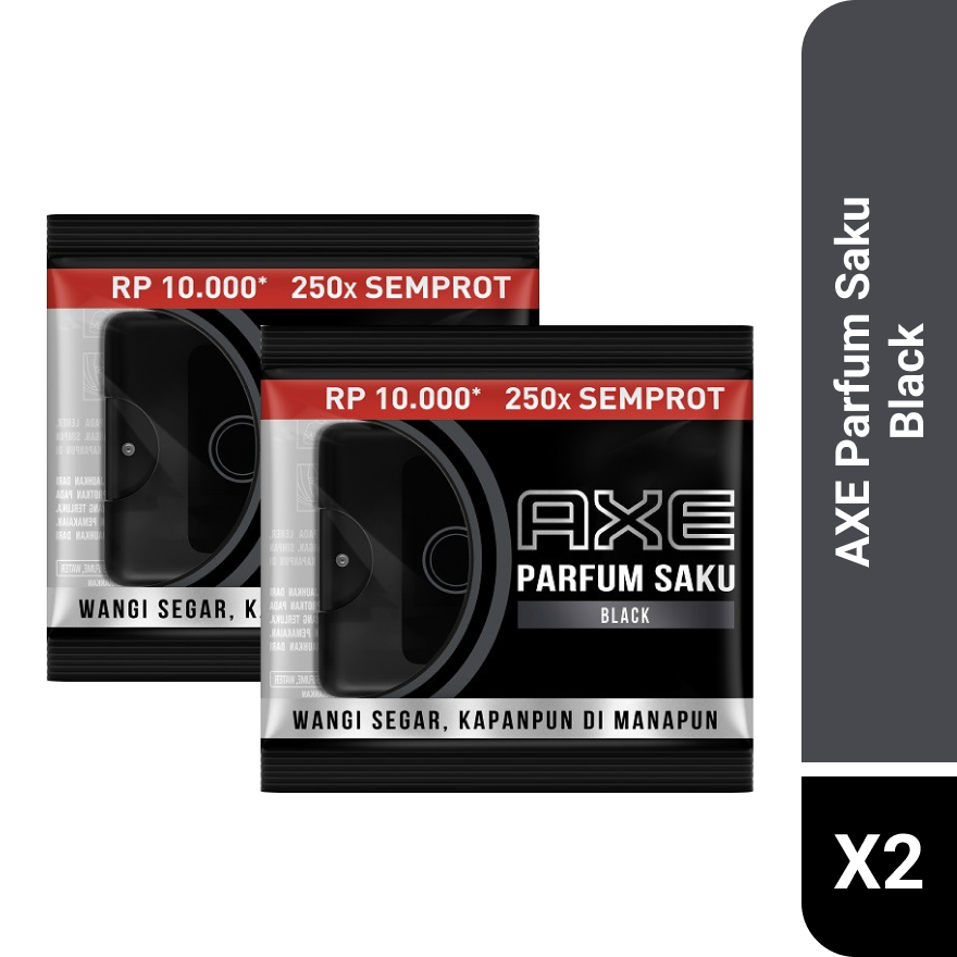 Jual Axe Parfum Saku Black 17ml x2 | Shopee Indonesia
