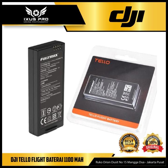 Jual Dji Tello Flight Battery -Lithium Ion Battery 1100 Mah - Original ...