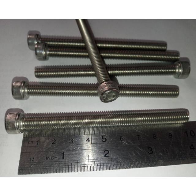 Jual Baut L M8 X 100 (10cm)stainless 304 | Shopee Indonesia