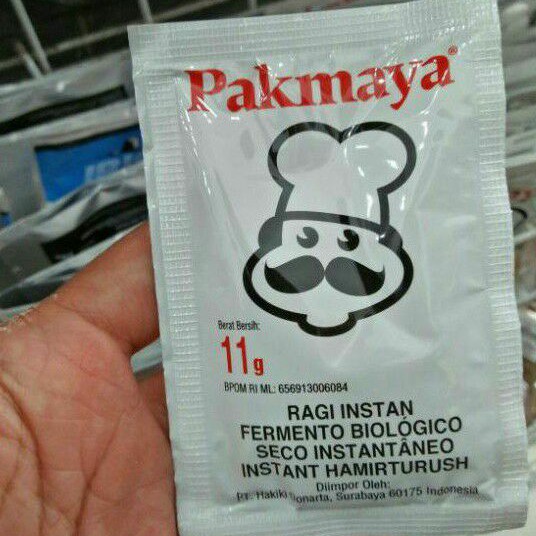 Jual Pengembang Pakmaya 11 gr Ragi Kering/Roti/Dry Yeast | Shopee Indonesia