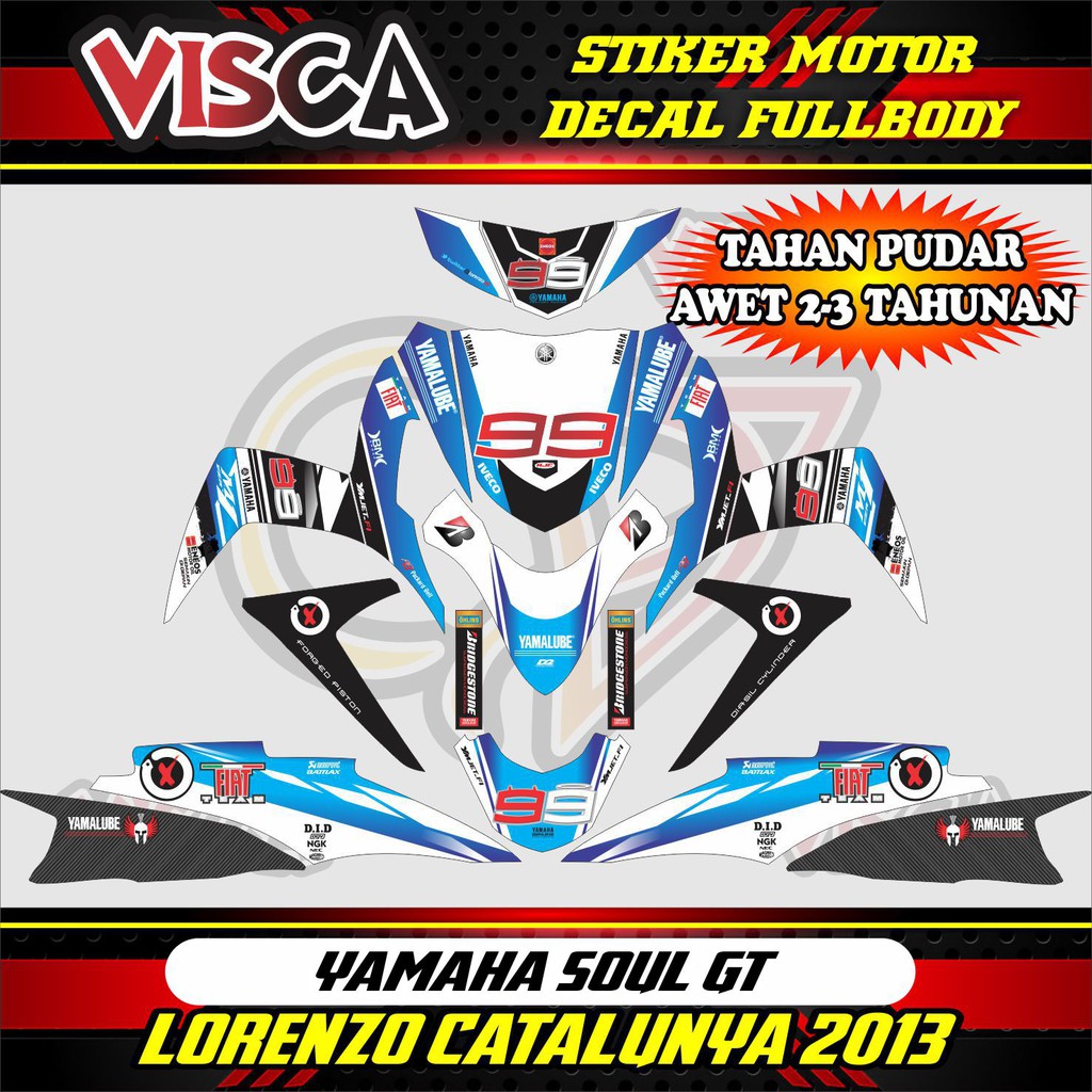 Jual decal soul gt decal soul gt decal soul gt full body stiker soul gt ...