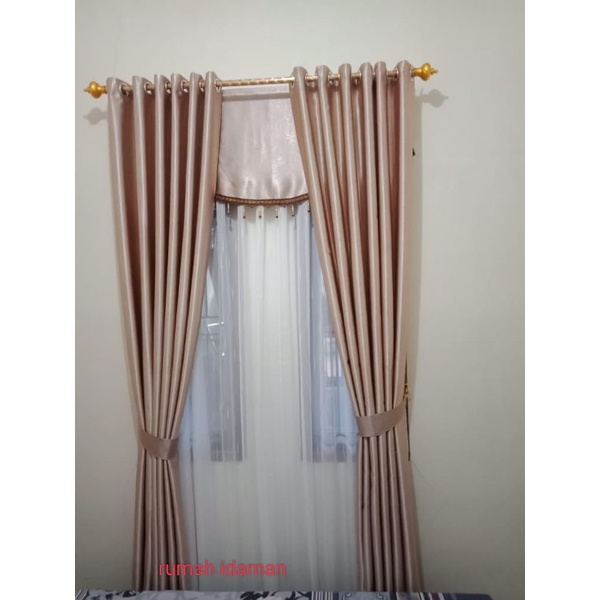 Jual gordeng jendela pintu minimalis polos panjang pendek Hordeng ...