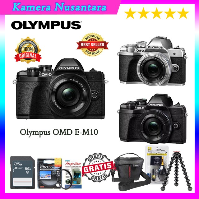 Jual OLYMPUS OMD E-M10 MARK III / OMD EM10 MARK III KIT 14-42MM ORIGINAL | Shopee Indonesia