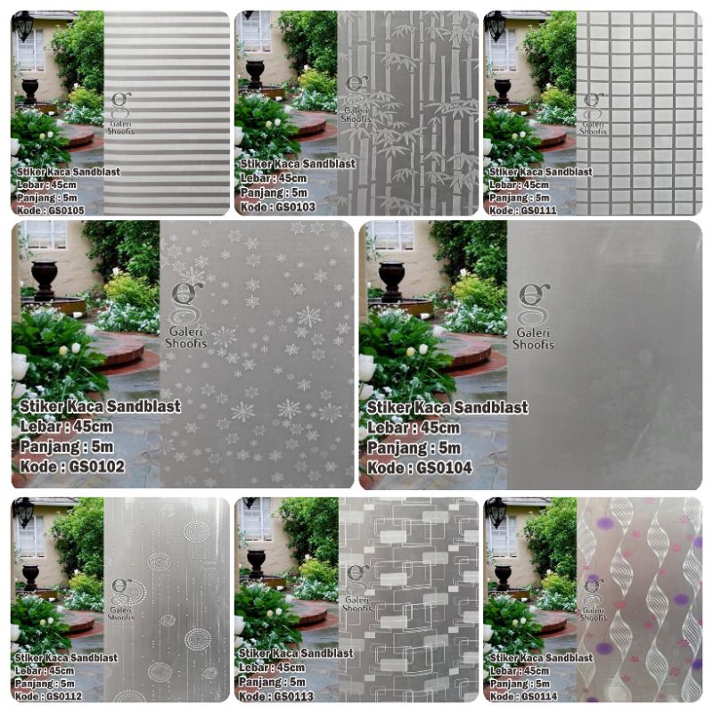 Jual Stiker Kaca Sandblast roll 5 meter grosir dan ecer | Shopee Indonesia
