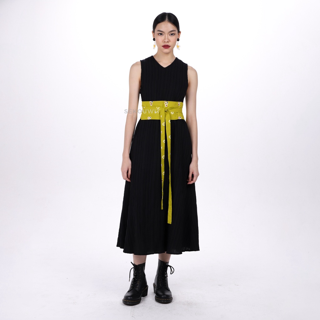 Jual IVY Obi (Belt/Sabuk) Batik Jumputan Lime Sèkouwit | Shopee Indonesia
