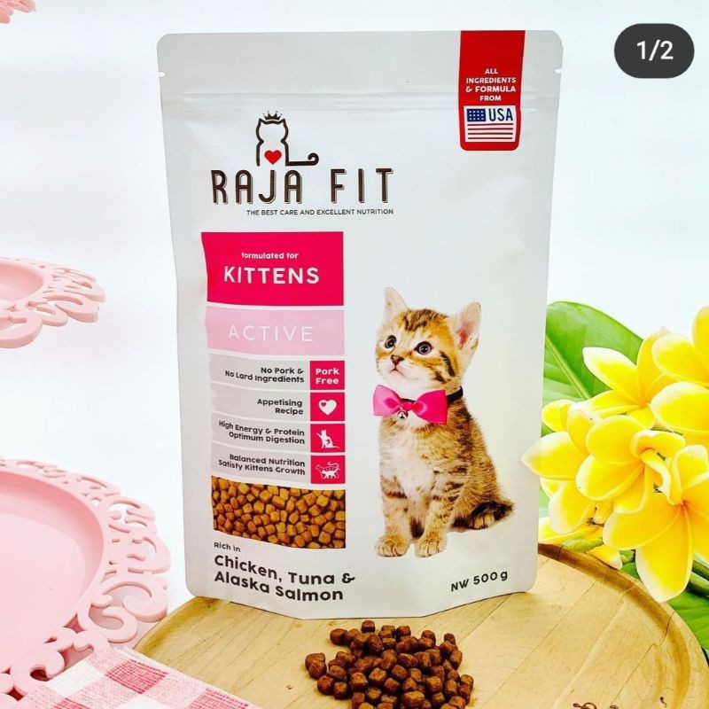 Jual RAJA FIT KITTENS 500gram/Makan kucing | Shopee Indonesia