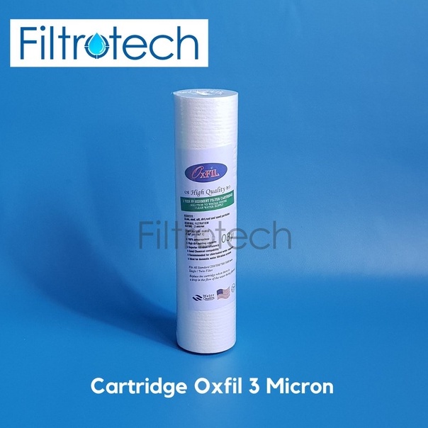 Jual Cartridge Filter Air OXFIL / Sediment saringan air 10" 1,3,5,10 ...