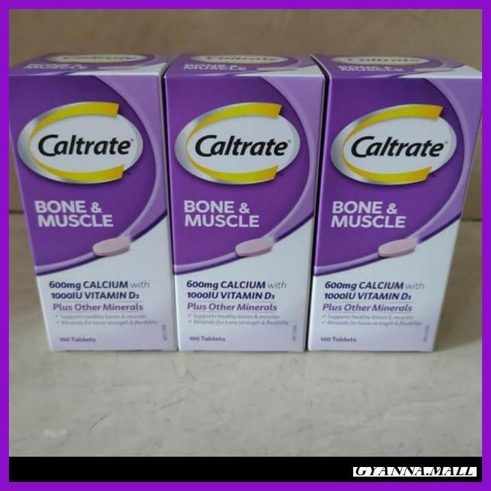 Jual Muiclac 774 Caltrate Bone And Muscle 100tablets 600mg Calcium