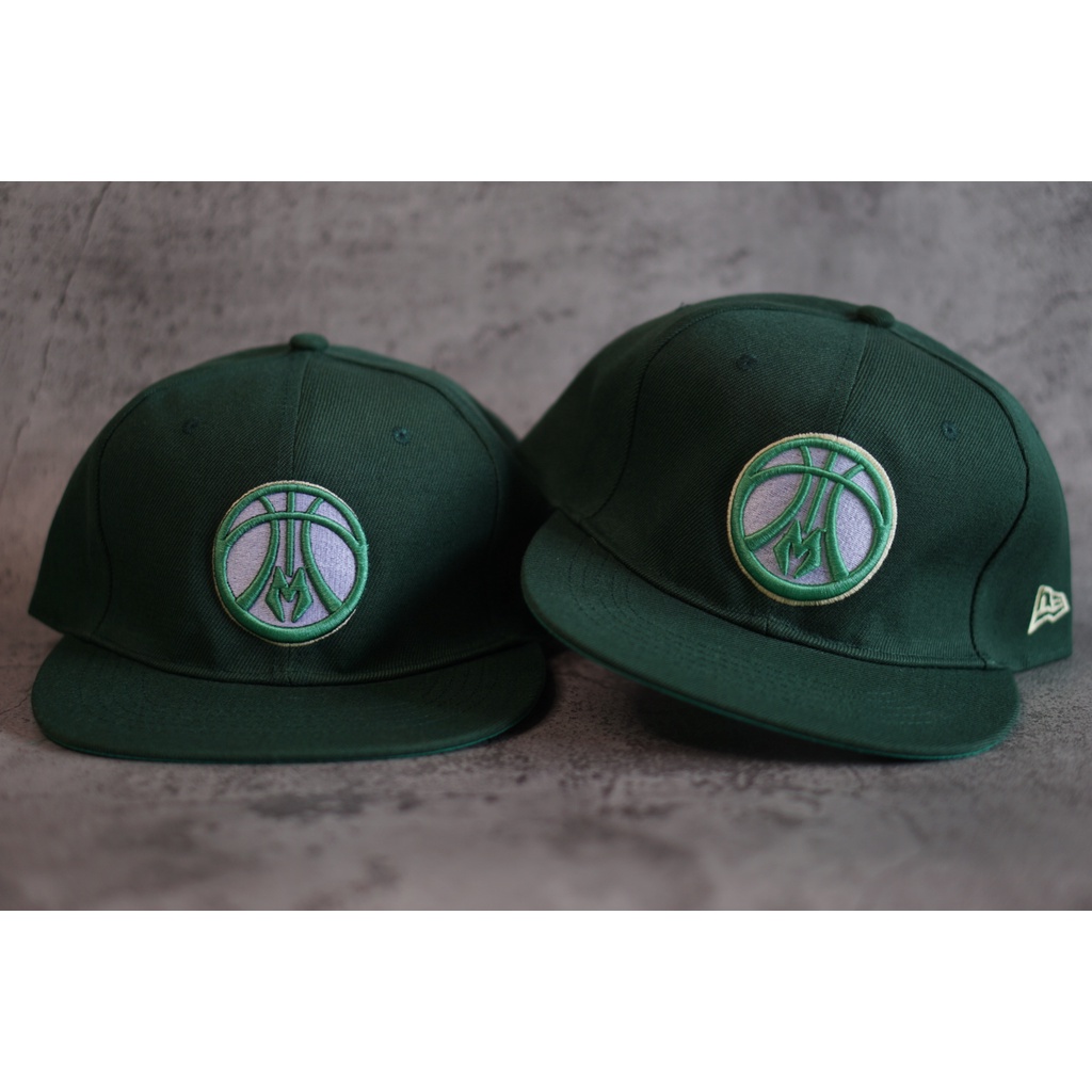 Jual Snapback NBA Milwaukee Bucks | Shopee Indonesia