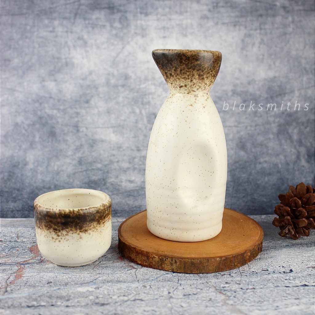 Jual SET BOTOL TUANG & GELAS SLOKI / TEA SET / SET BOTOL SAKE WINE ...