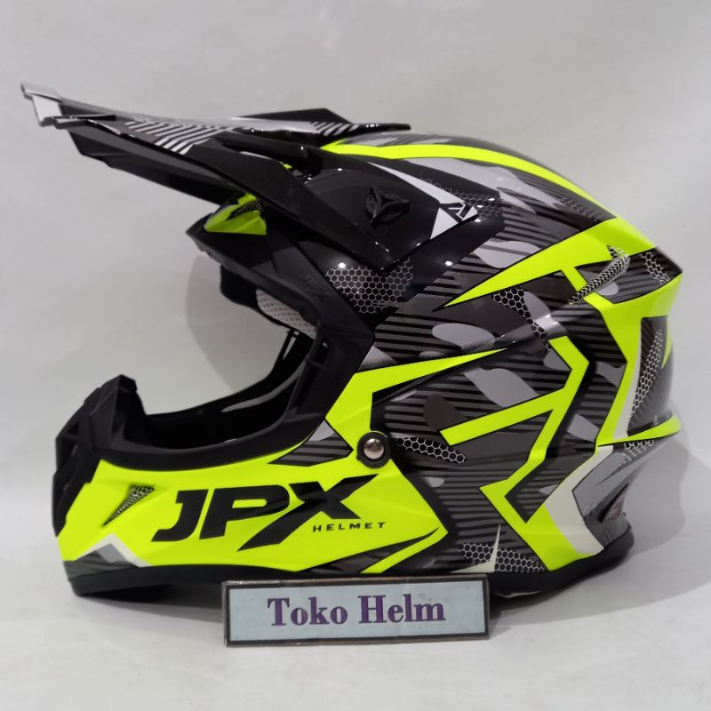 Jual Helm JPX cross FOX 1 motif X35 | Shopee Indonesia