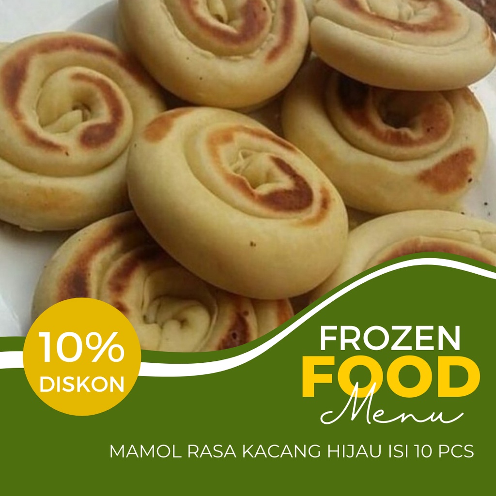 Jual Mamol Frozen Rasa Kacang Hijau Arshaka Food isi 10 pcs | Shopee ...