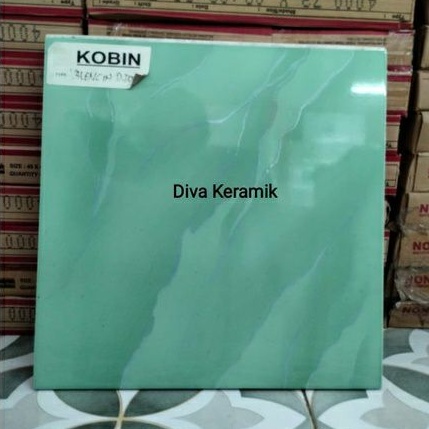 Jual Keramik Lantai - Kobin Valencia Dark Tosca 40x40 | Shopee Indonesia
