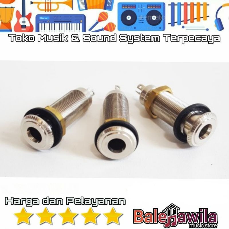 Jual JEPANG PUNYA ECER Socket Jack Gitar Soket Jack Gitar Jack Tabung ...