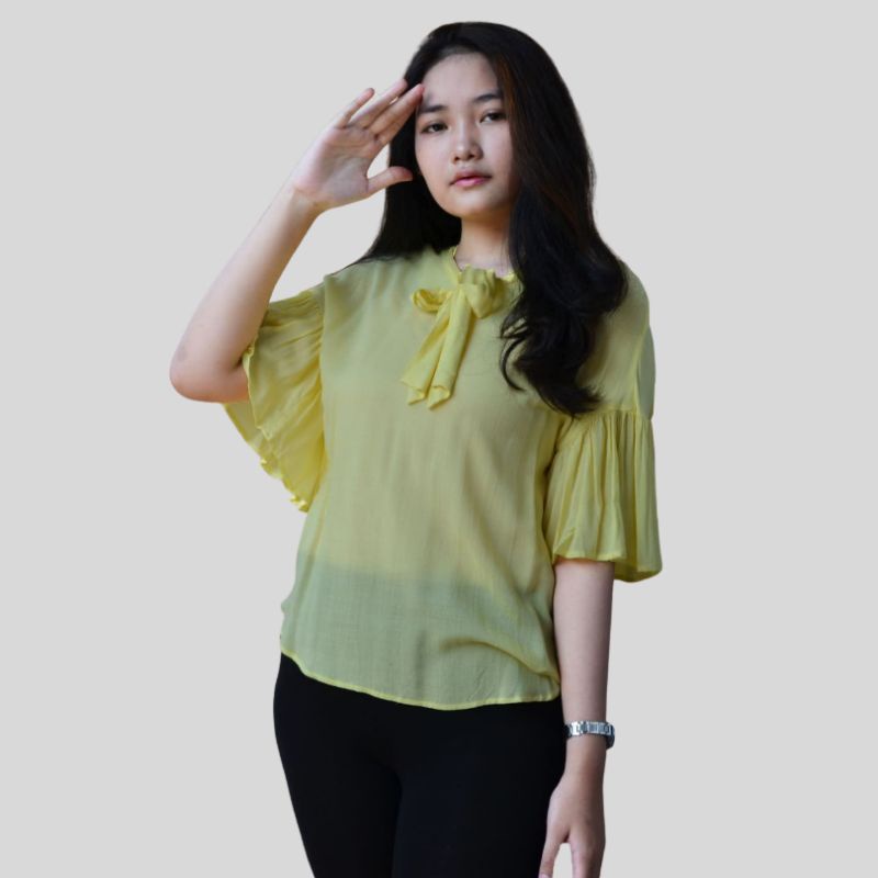 Jual [2 varian] THE LIMITED - blouse lengan pendek - atasan wanita ...