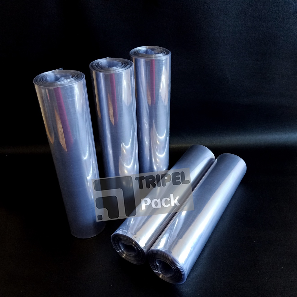 Jual Plastik Segel 26 cm x 25 Meter PVC Shrink Film Roll Bungkus ...