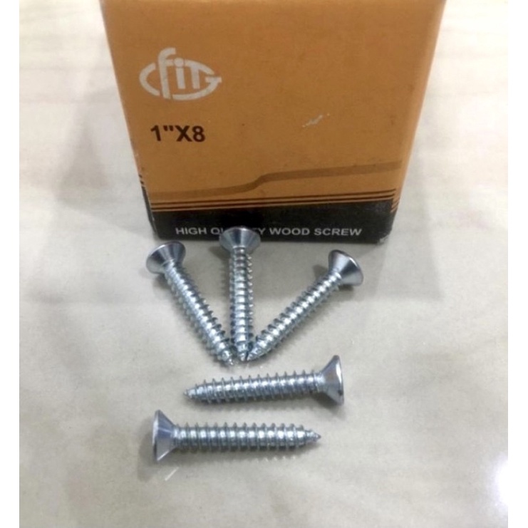 Jual ELT/FIT Skrup kayu 1 x 8 Sekrup kayu 1x8 Sekerup kayu 1x8 baut ...
