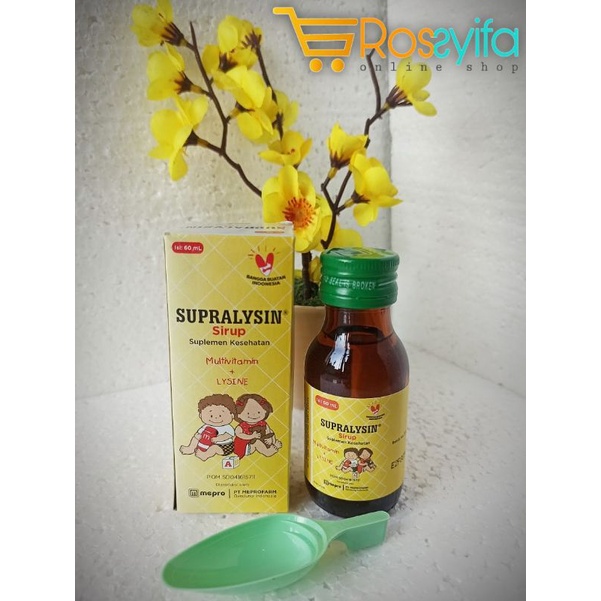 Jual Supralysin Sirup 60ml Multivitamin Anak | Shopee Indonesia