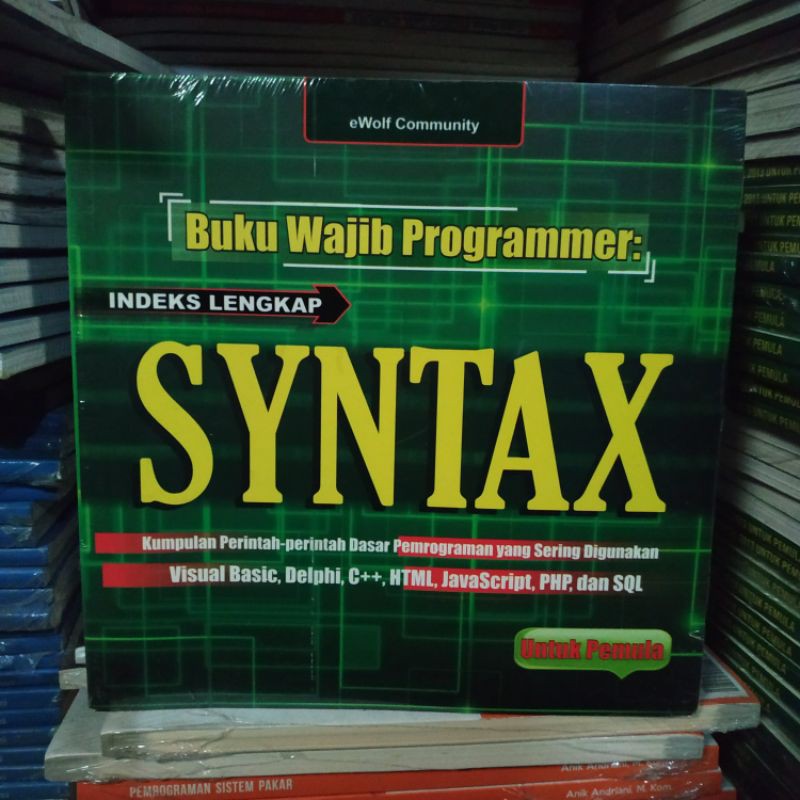 Jual Buku Wajib Programmer: Indeks Lengkap Syntax | Shopee Indonesia