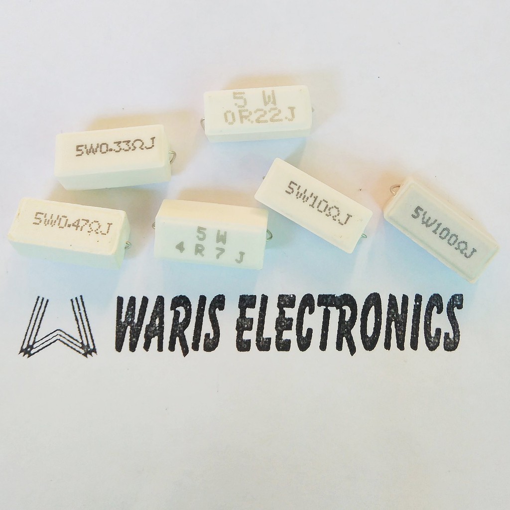 Jual Resistor 5Watt R Kapur | Shopee Indonesia
