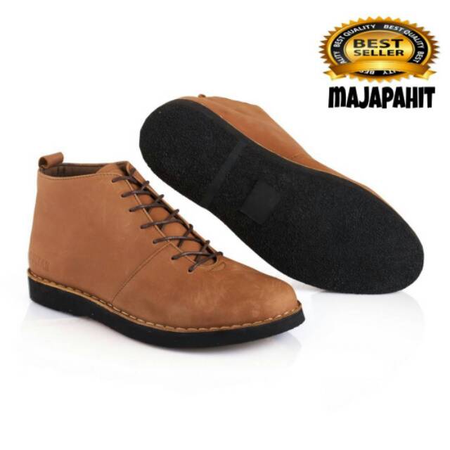 Jual Sepatu Kulit Original series Sultan Majapahit Boots | Shopee Indonesia
