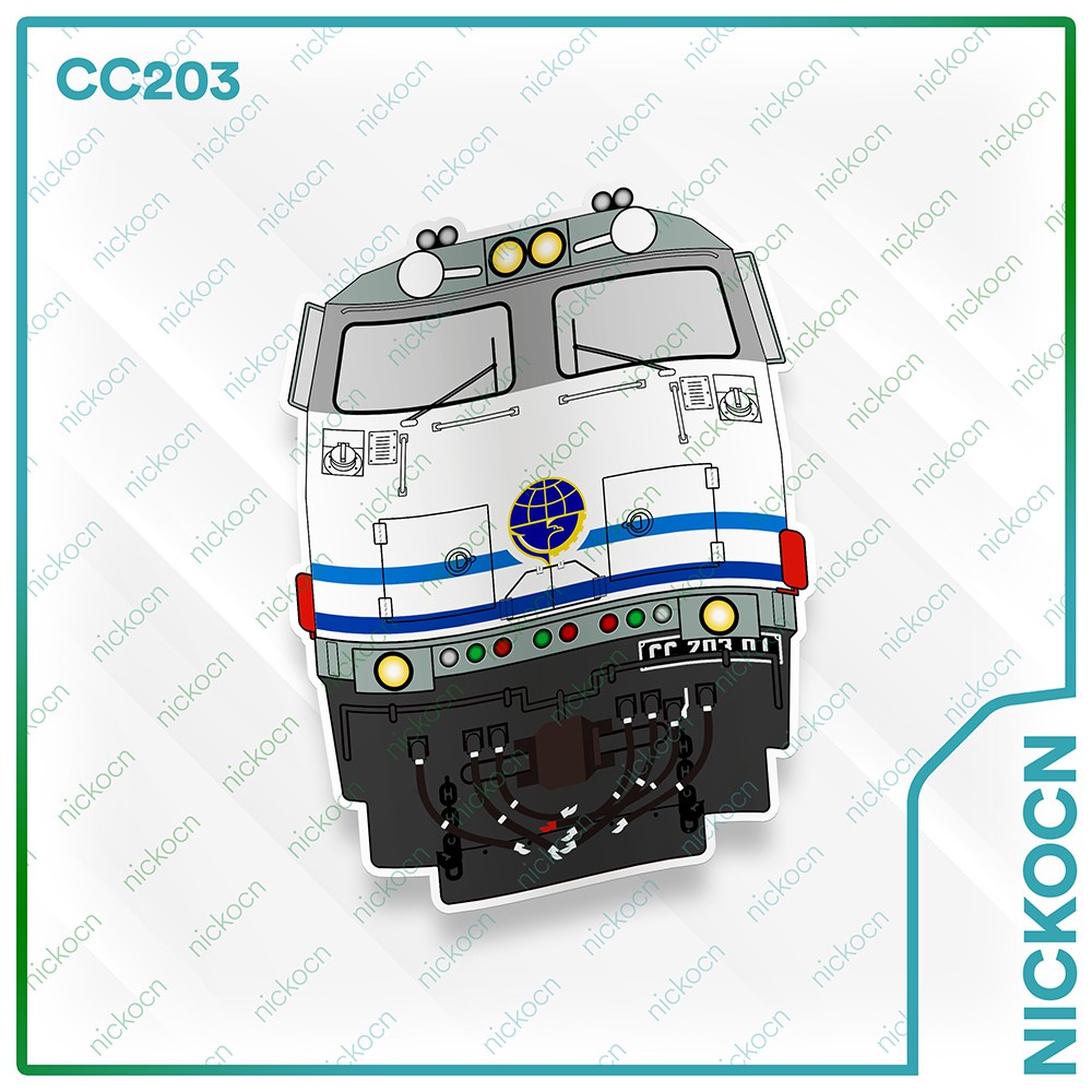 Jual Stiker Lokomotif CC203 | Shopee Indonesia