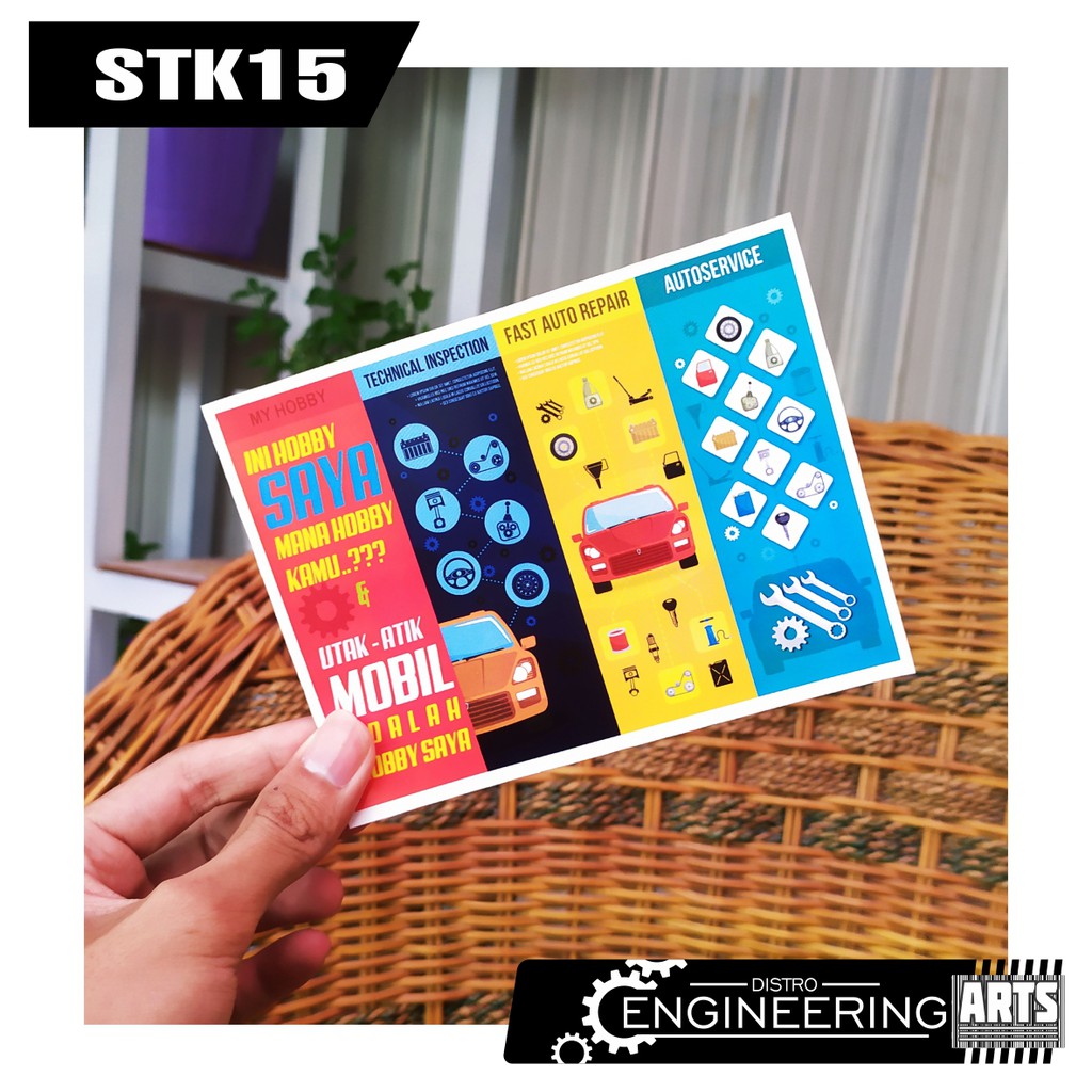 Jual Sticker Stiker Otomotif / Sticker Distro / Sticker Motor / STK15 ...