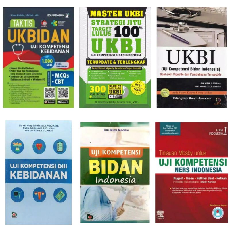 Jual BUKU UKOM TAKTIS UKBIDAN MASTER UKBI MOSBY UJI KOMPETENSI NERS BIDAN D3 KEBIDANAN INDONESIA ...