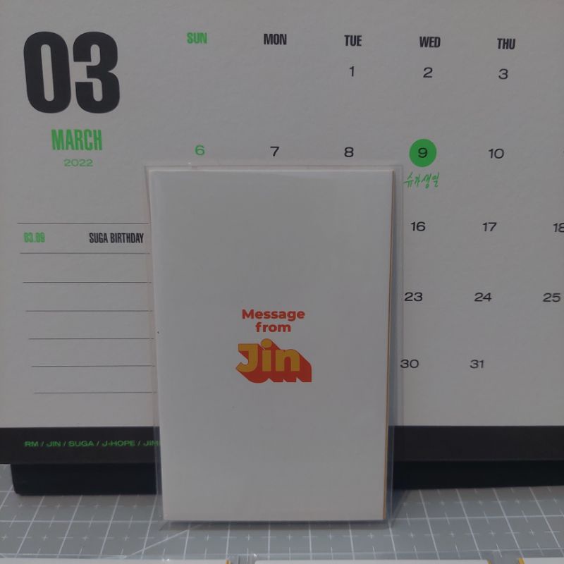 Jual ALBUM BUTTER CREAM PC SEOKJIN POUT MESSAGE CARD MC NAMJOON RM MC ...